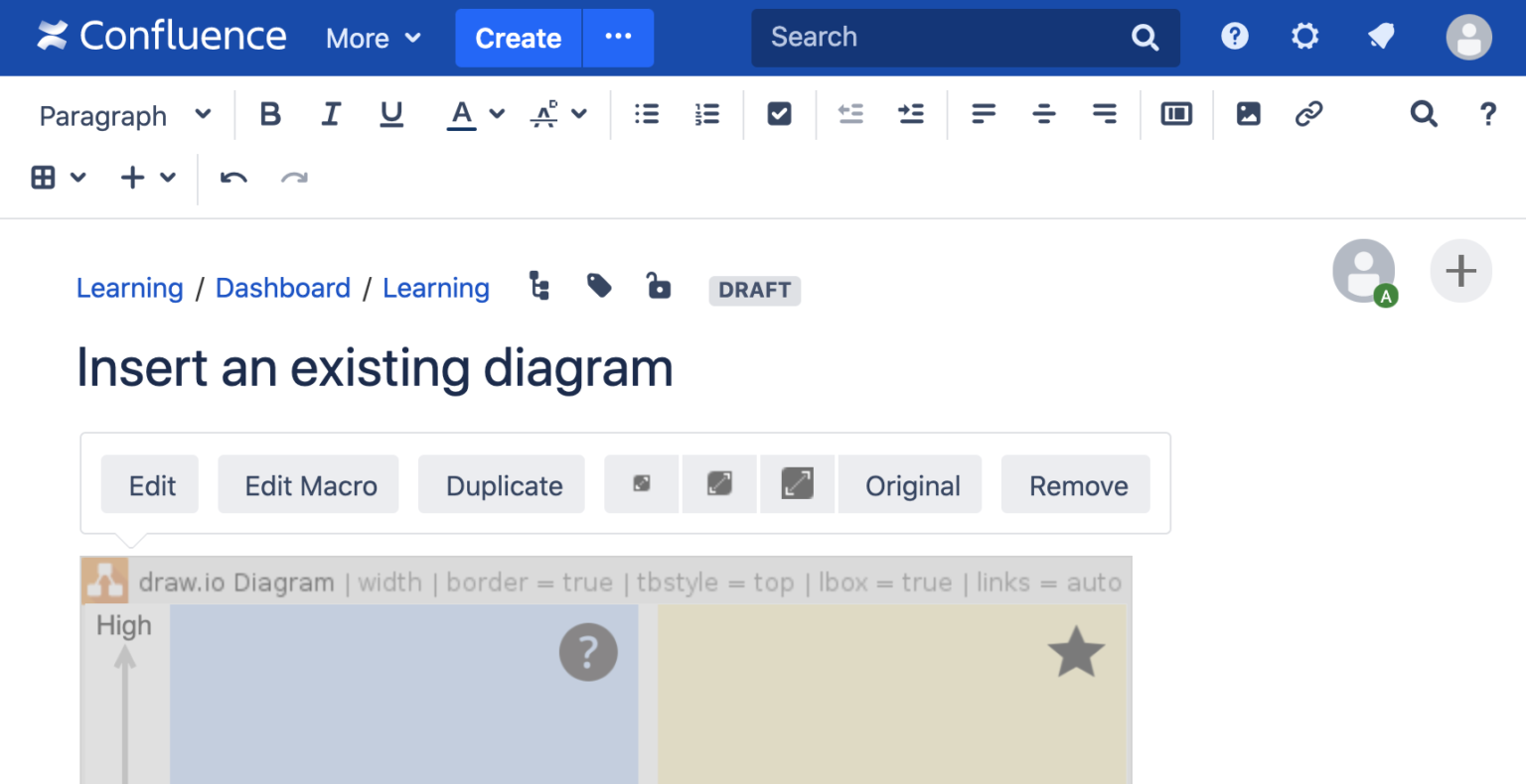 在Confluence页面上添加一个draw.io图 | Draw